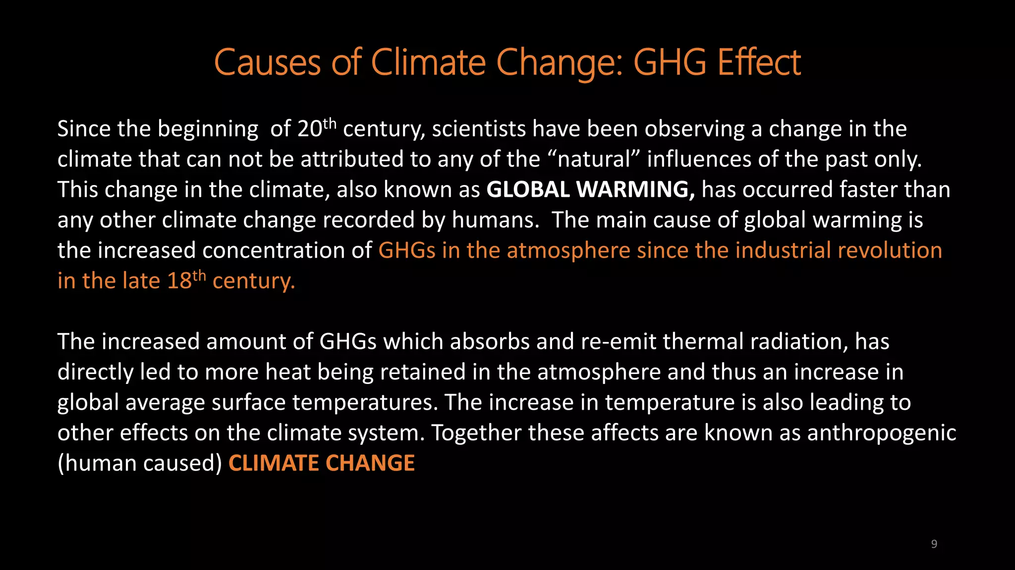 Basics of Climate Change | PPT