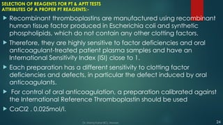 BASICS OF COAGULATION SCREENING TESTS FOR HEMOSTATIC DISORDERS.pptx