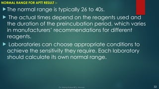 BASICS OF COAGULATION SCREENING TESTS FOR HEMOSTATIC DISORDERS.pptx