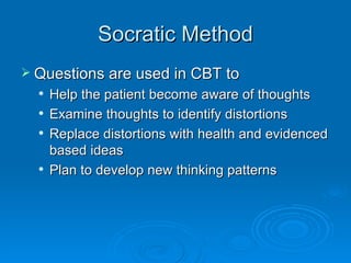 Basics of cognitive behavioral therapy | PPT