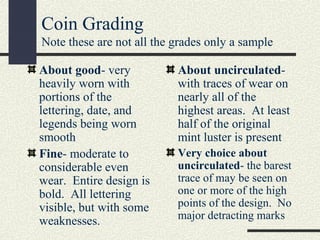 Basics of coin_collecting | PPT