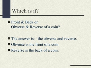 Basics of coin_collecting | PPT