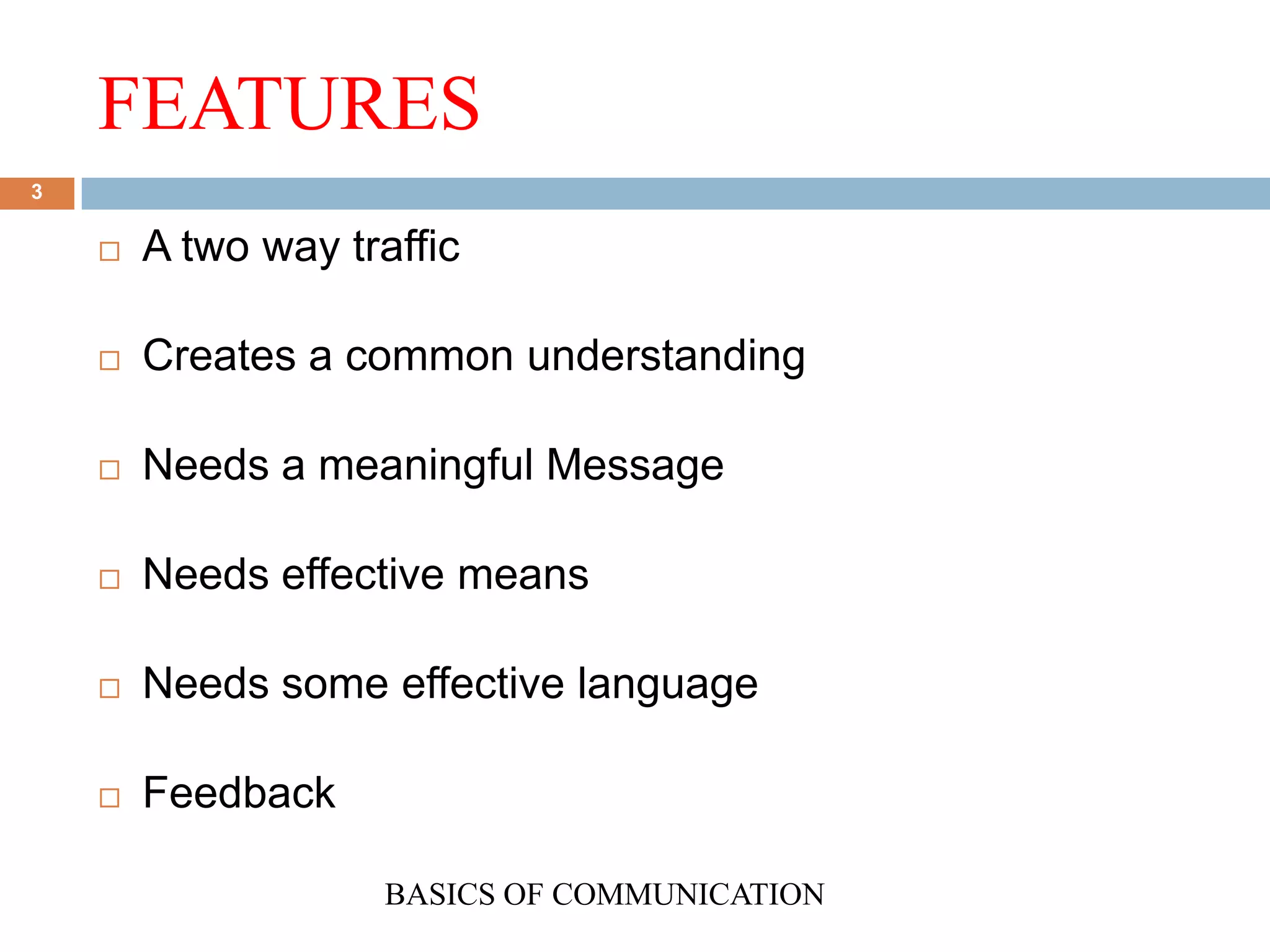 Basics of communication | PPTX