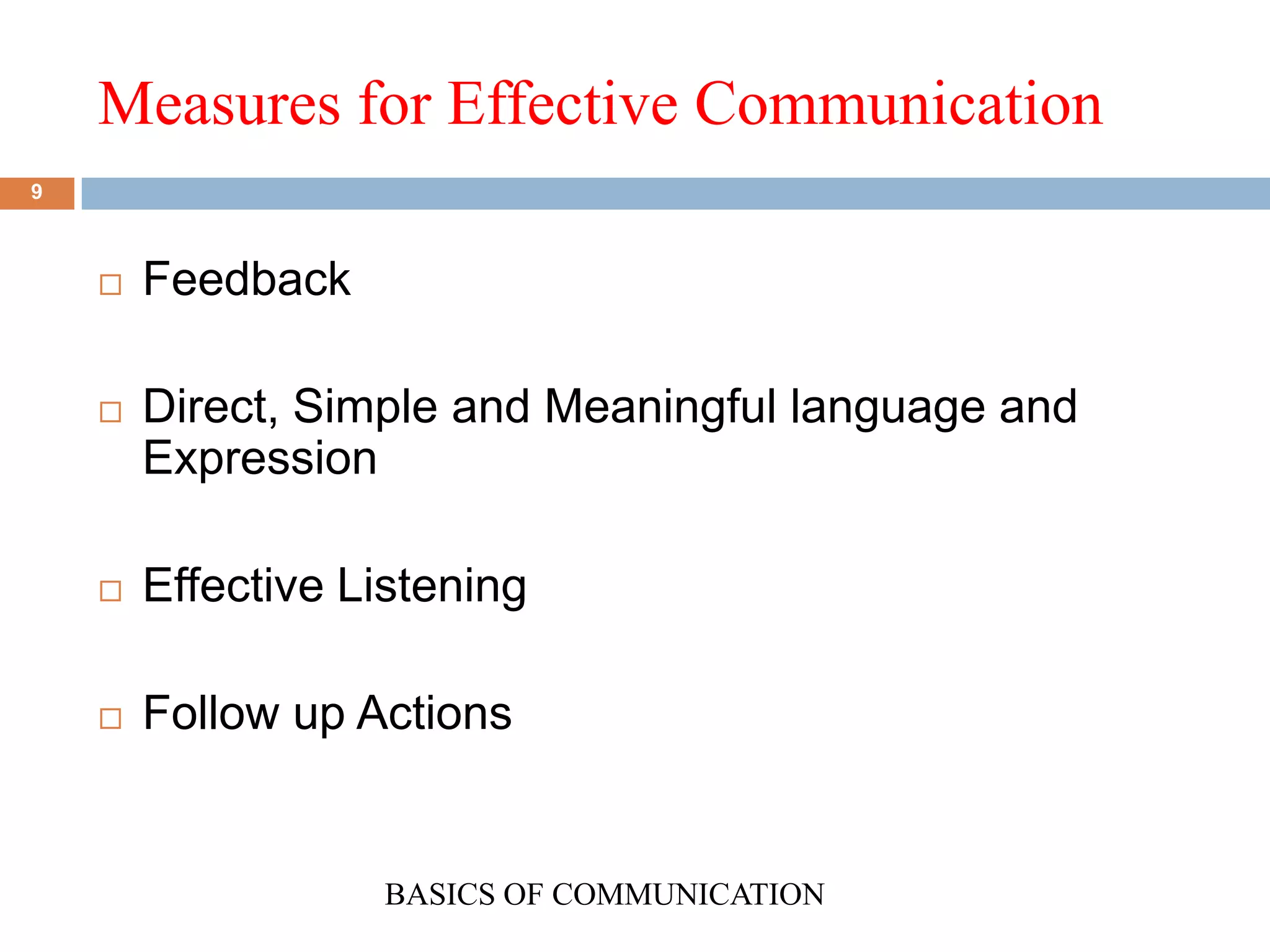 Basics of communication | PPTX