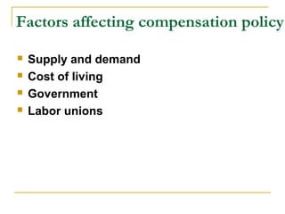 Basics of compensation | PPT