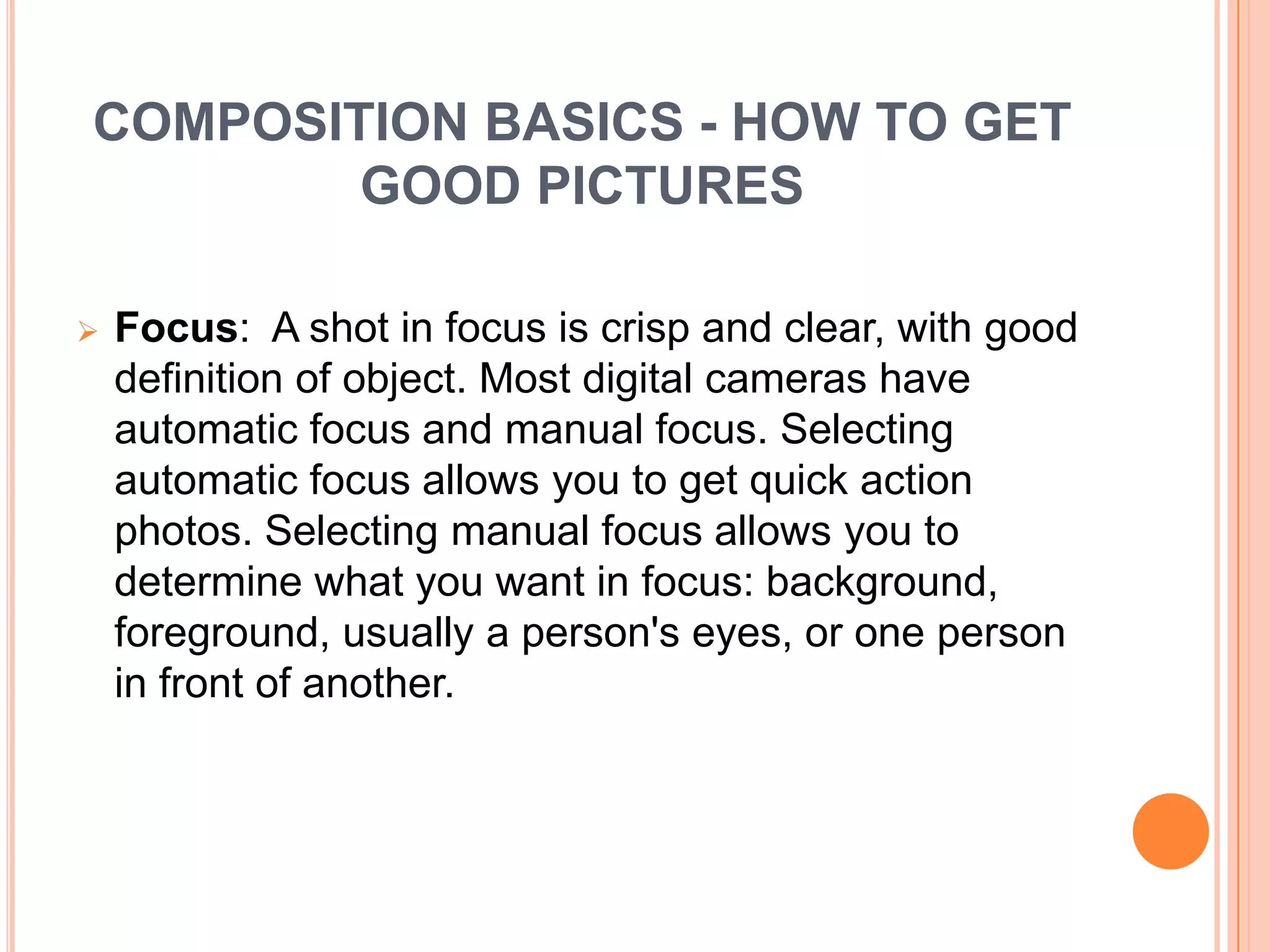 Basics of composition | PPT