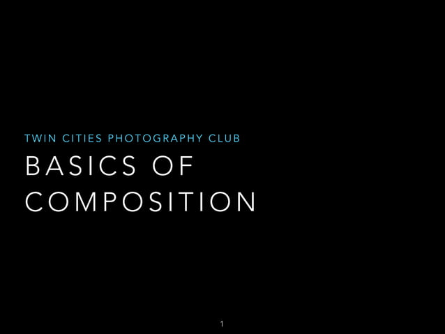 Basics of composition | PPT