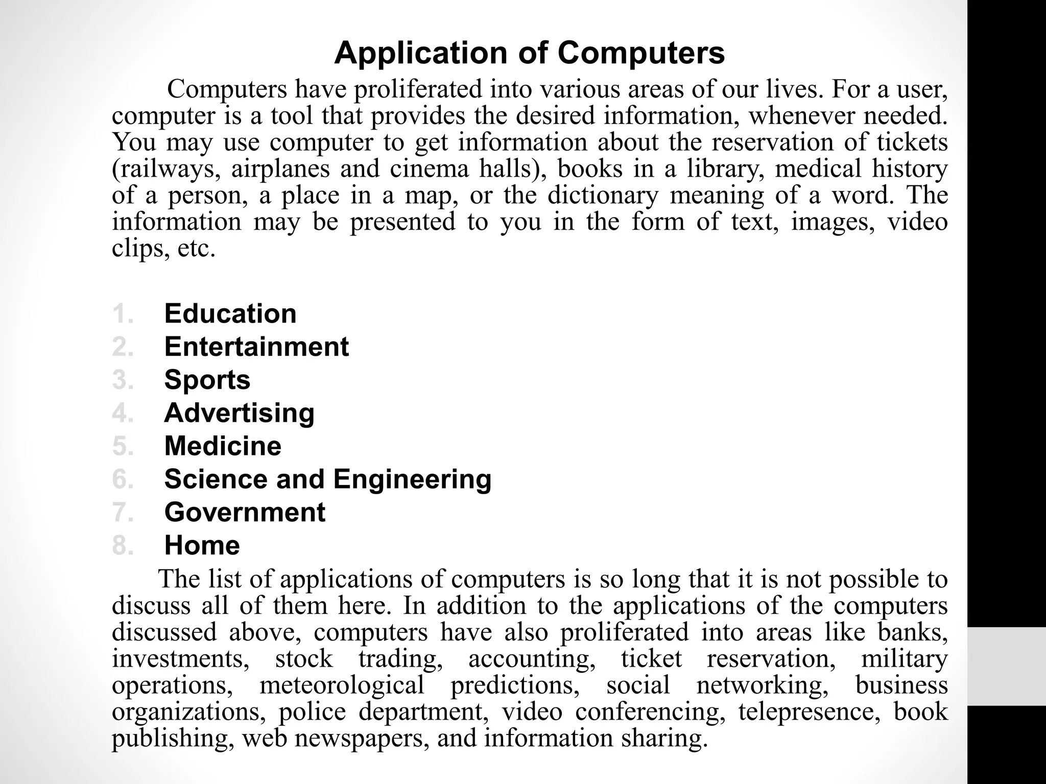 Basics of computer | PPTX | Operating Systems | Computer Software and Applications