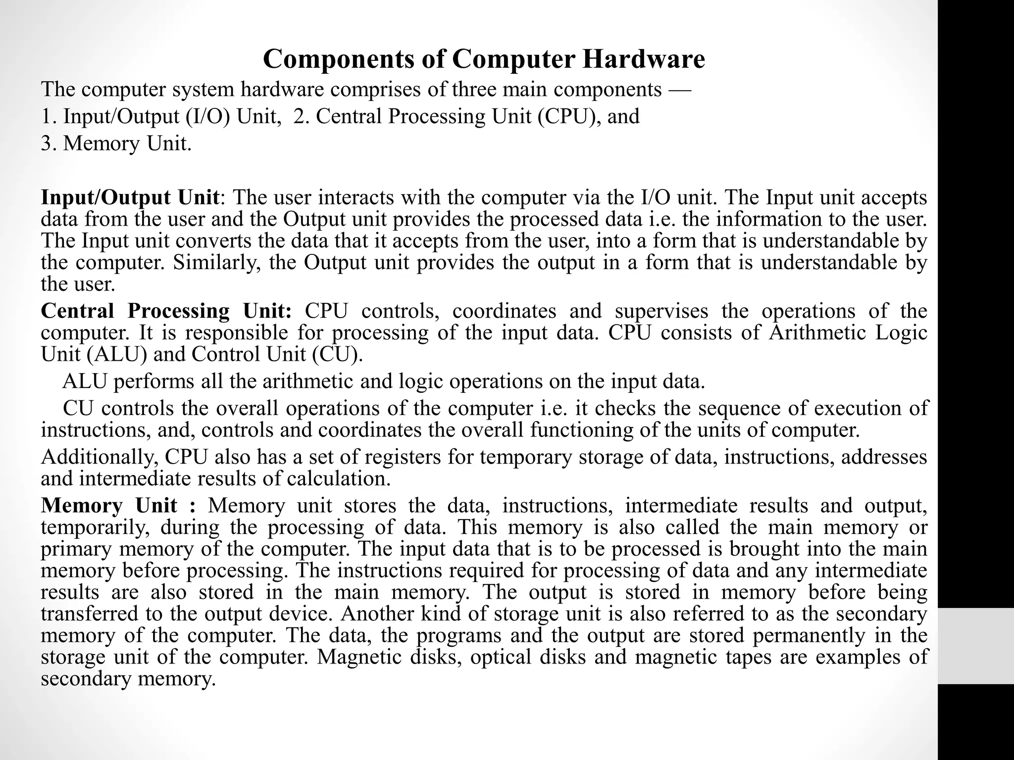 Basics of computer | PPTX | Operating Systems | Computer Software and Applications
