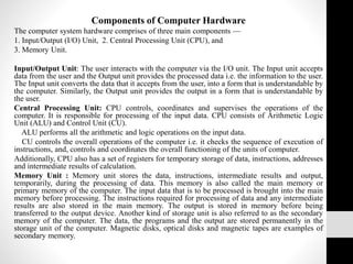 Basics of computer | PPTX | Operating Systems | Computer Software and ...