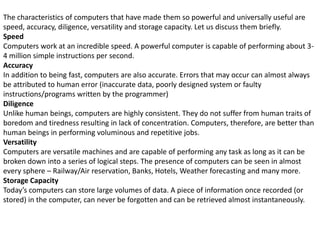 Basics of computer | PPTX