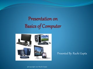 Basics of computer | PPTX | Data Storage and Warehousing | Computing