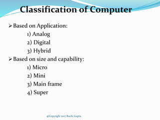 Basics of computer | PPTX | Data Storage and Warehousing | Computing