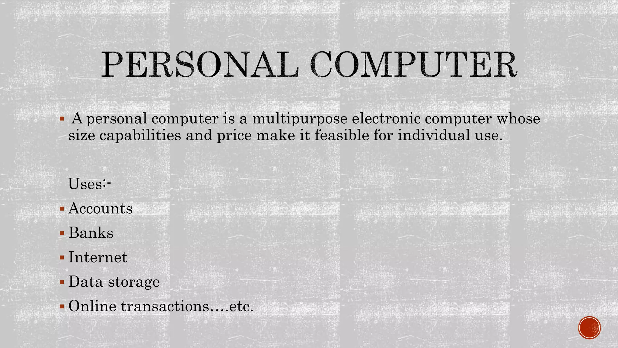 Basics of computer | PPT