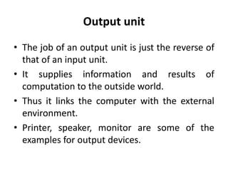 Basics of computer | PPTX