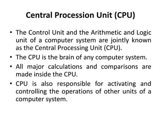 Basics of computer | PPTX