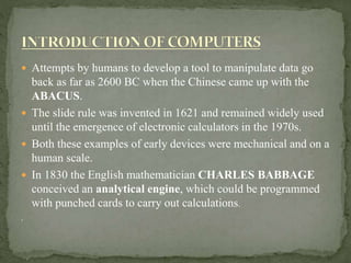 Basics of computer | PPTX