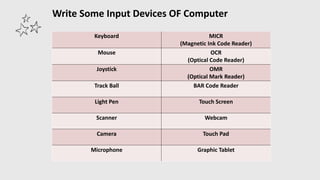 Computer Fundamentals and Basics of Computer | PPT