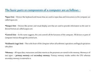 basics of computer ( B.K. school of maangement ).ppt