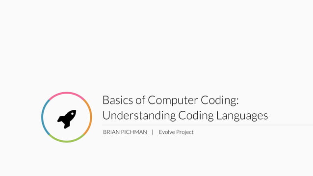 Basics of coding languages | PPT