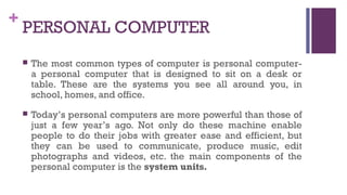 Basics of computers | PPT