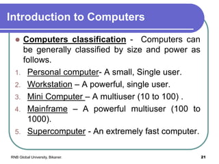 Basics of computers | PPT