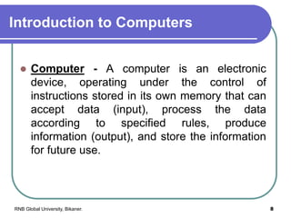 Basics of computers | PPT
