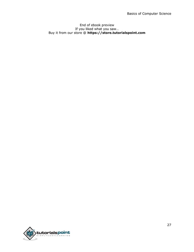 Basics of computer_science_tutorial | PDF