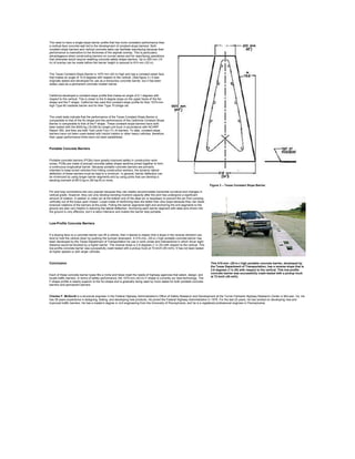 Basics of concrete barriers | PDF