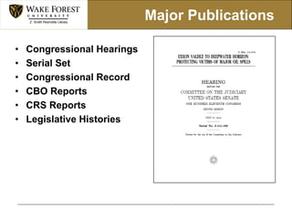 Climbing Capitol Hill: Basics of Congressional Research | PPTX