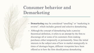 Basics of consumer behaviour | PPTX