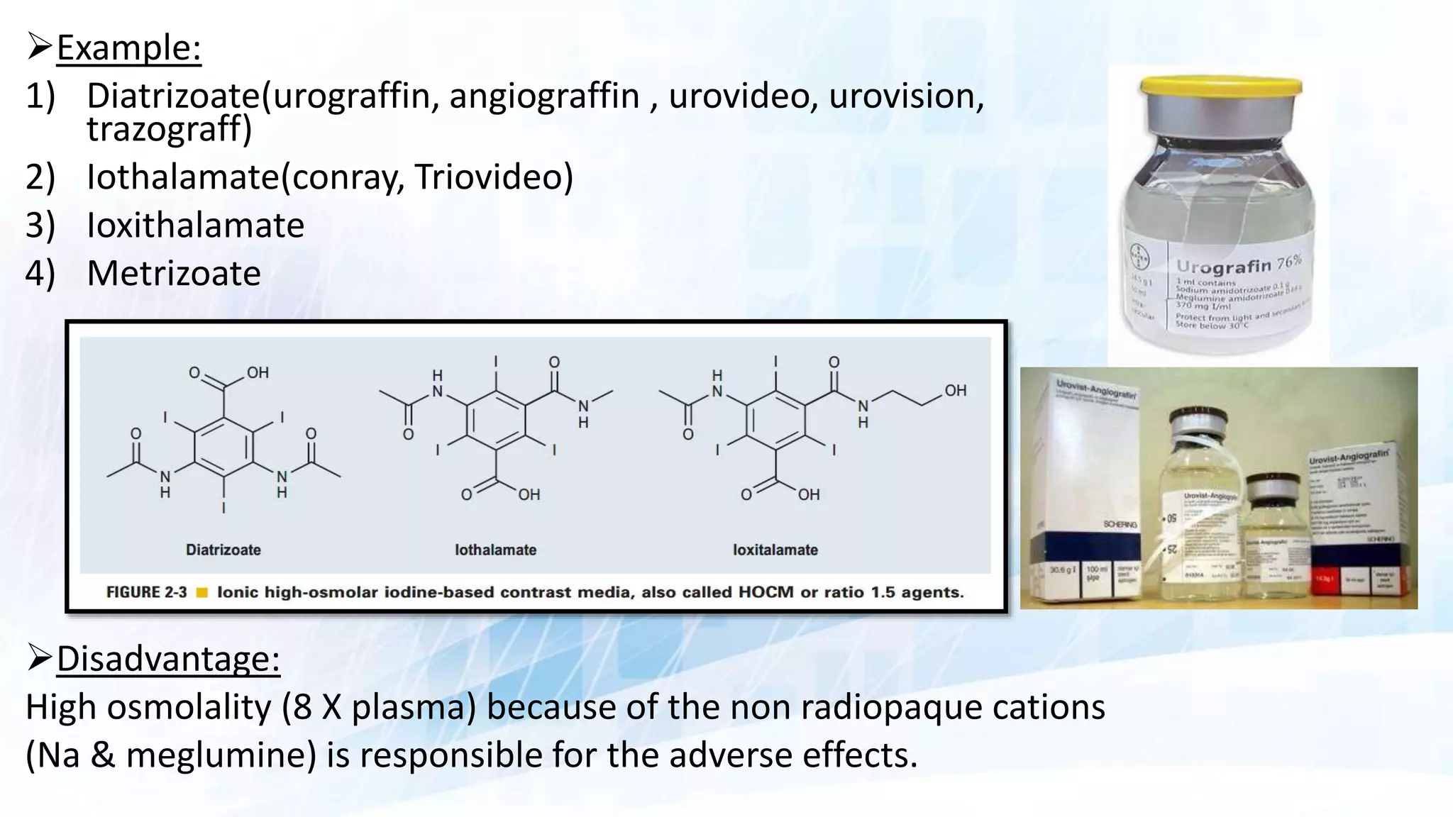 Basics of contrast media | PPTX