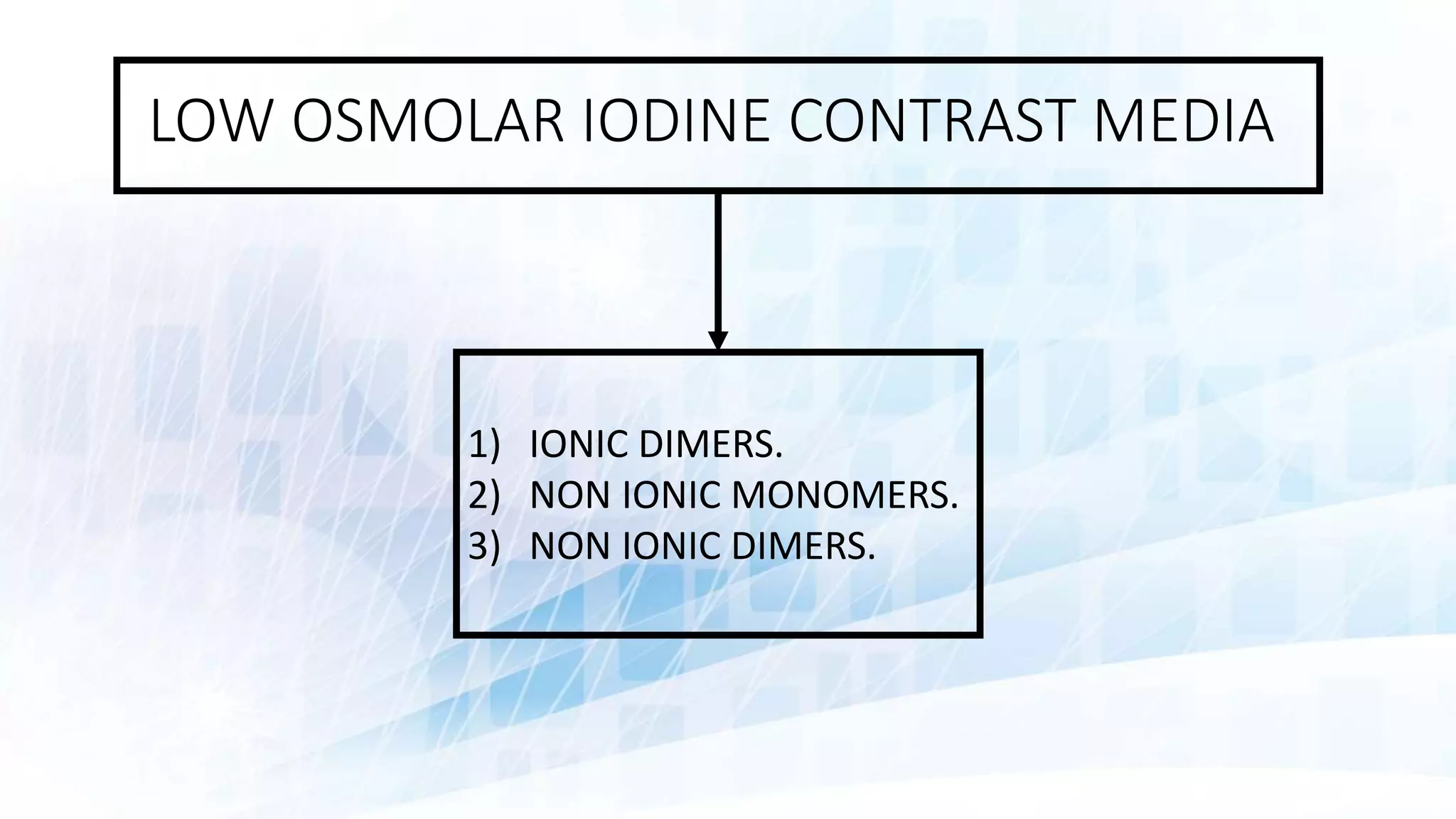 Basics of contrast media | PPTX
