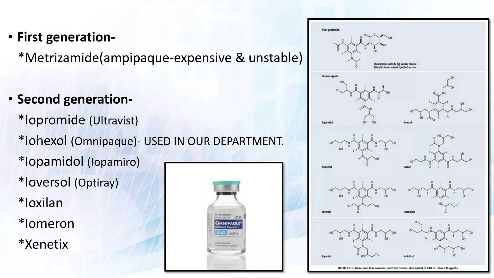 Basics of contrast media | PPTX