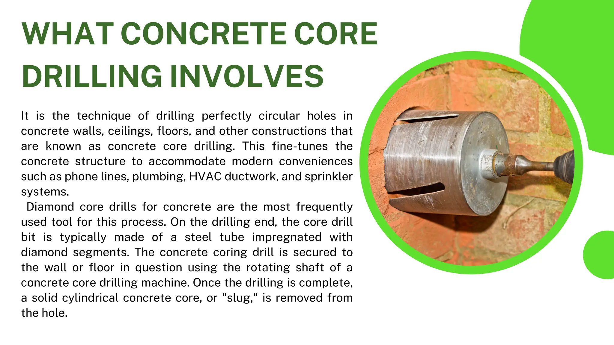 Basics of Concrete Core Drilling | Presentation | PPT