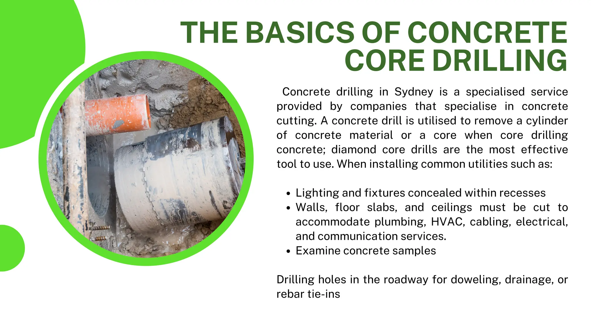 Basics of Concrete Core Drilling | Presentation | PPT