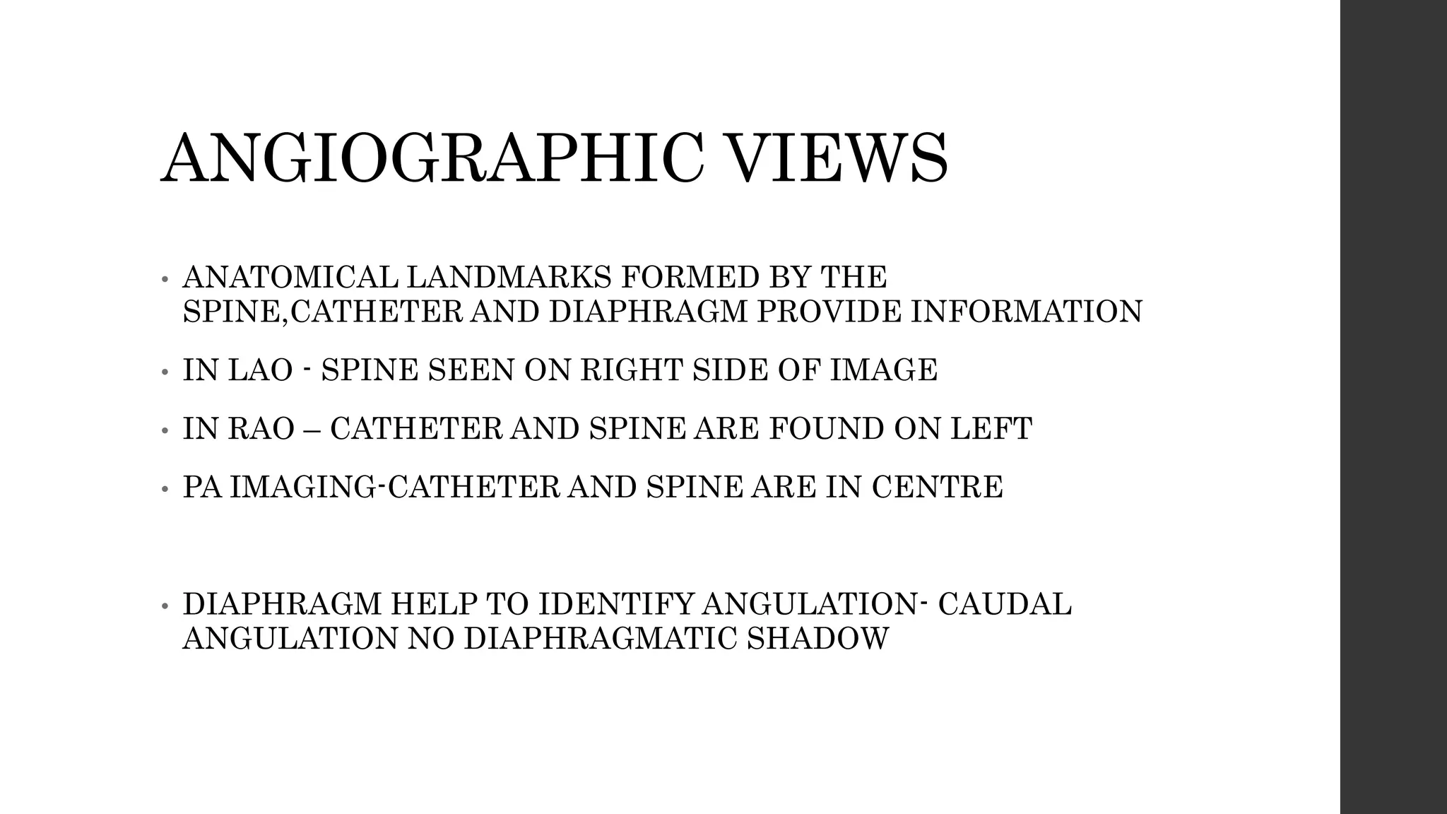 Basics of coronary artery anatomy and angiographic views | PPTX