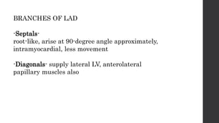 Basics of coronary artery anatomy and angiographic views | PPTX