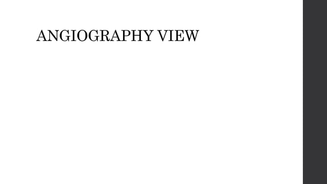 Basics of coronary artery anatomy and angiographic views | PPTX