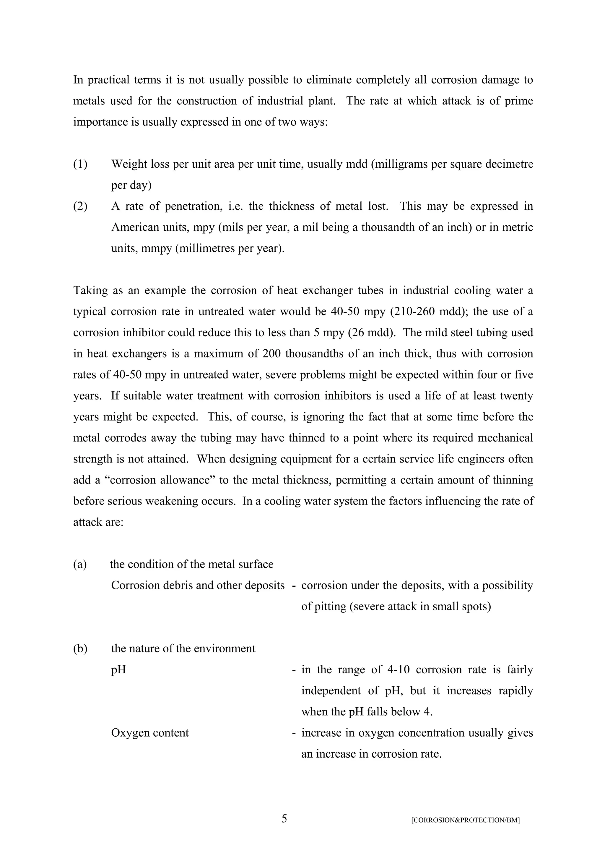 Basics of corrosion_control | PDF
