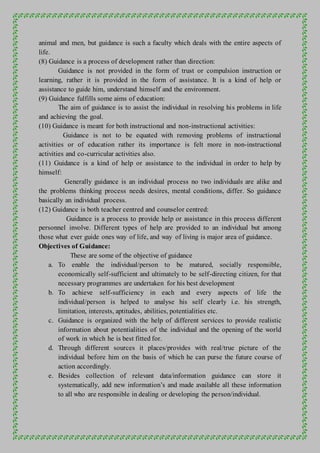 Basics of counseling and guidance | DOC