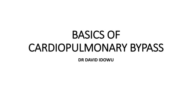 Basics of cpb | PPTX