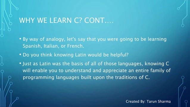 Introduction of c programming | PPTX | Programming Languages | Computing