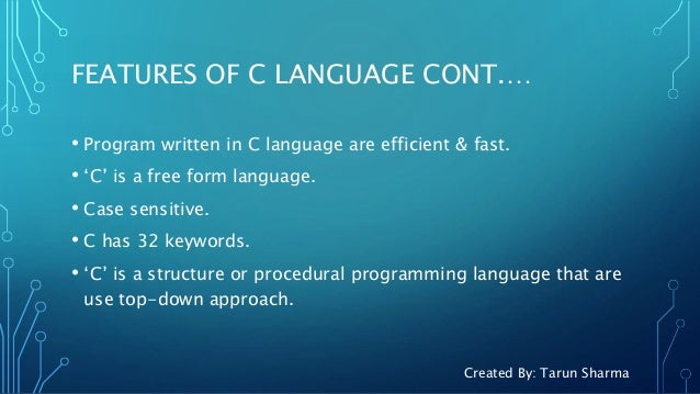Introduction of c programming
