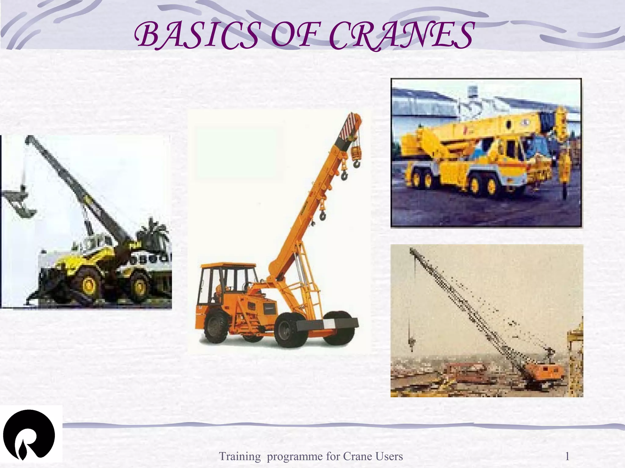 Basics of crane | PPT