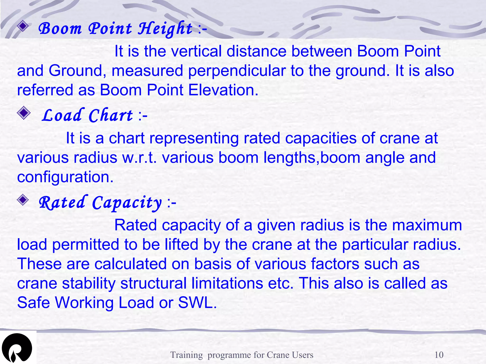 Basics of crane | PPT