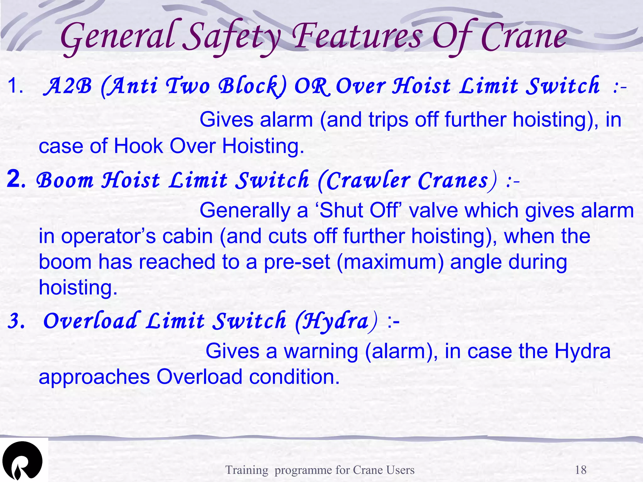 Basics of crane | PPT