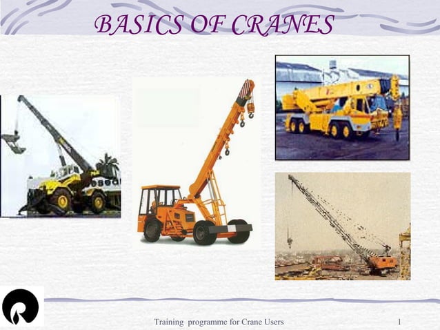 Basics of crane | PPT