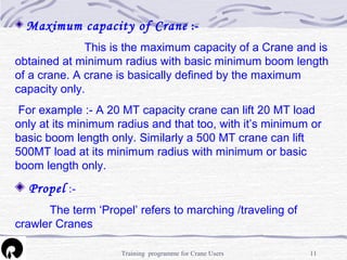 Basics of crane | PPT
