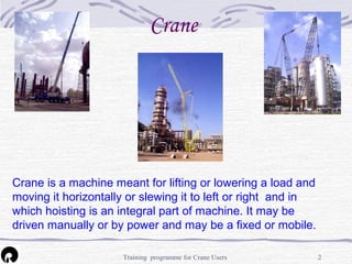 Basics of crane | PPT